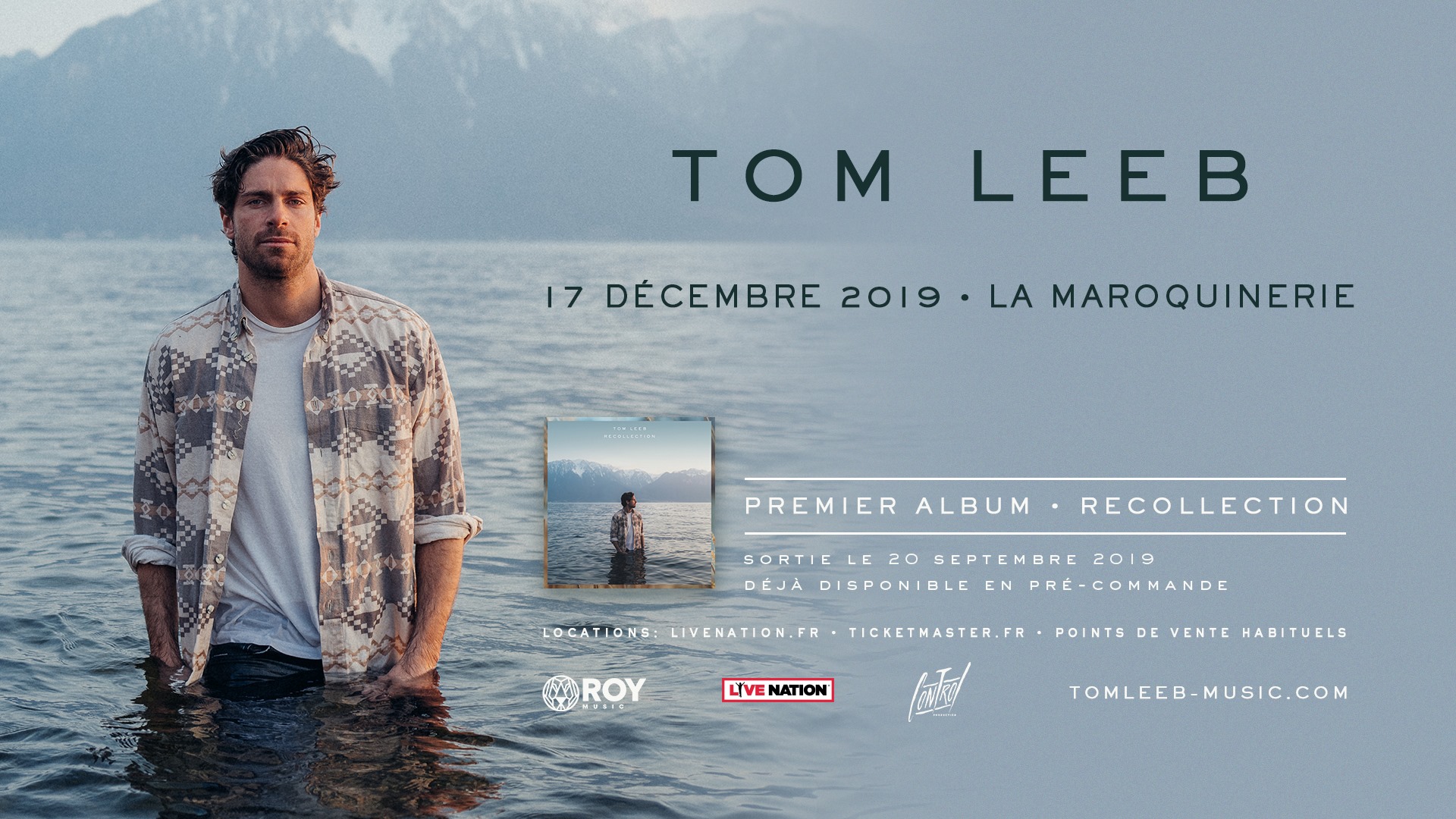 Tom Leeb en concert à La Maroquinerie | Cristal Publishing